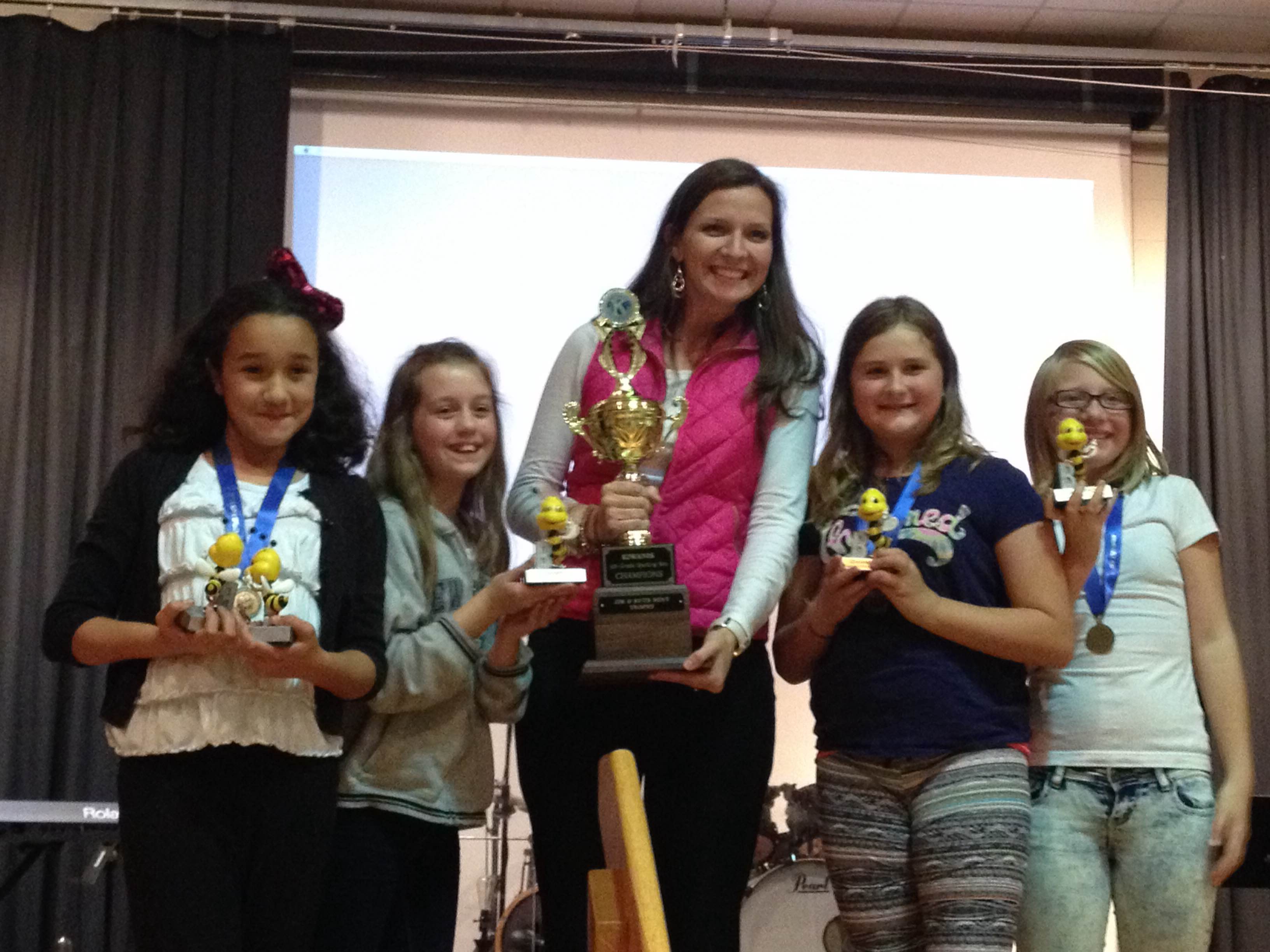 Meadowbrook 5th Graders Win Haywood County Spelling Bee Meadowbrook 5th Graders Win Haywood County Spelling Bee